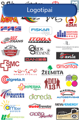 Logotipai - Iškabų projektavimas, gamyba ir montavimas